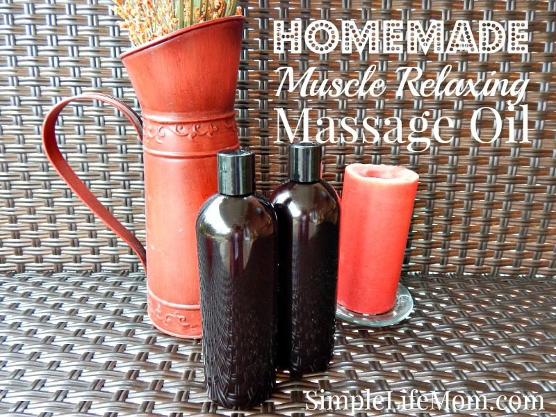 Massage Oils for Muscle Pain with Essential Oils - Simple Life Mom