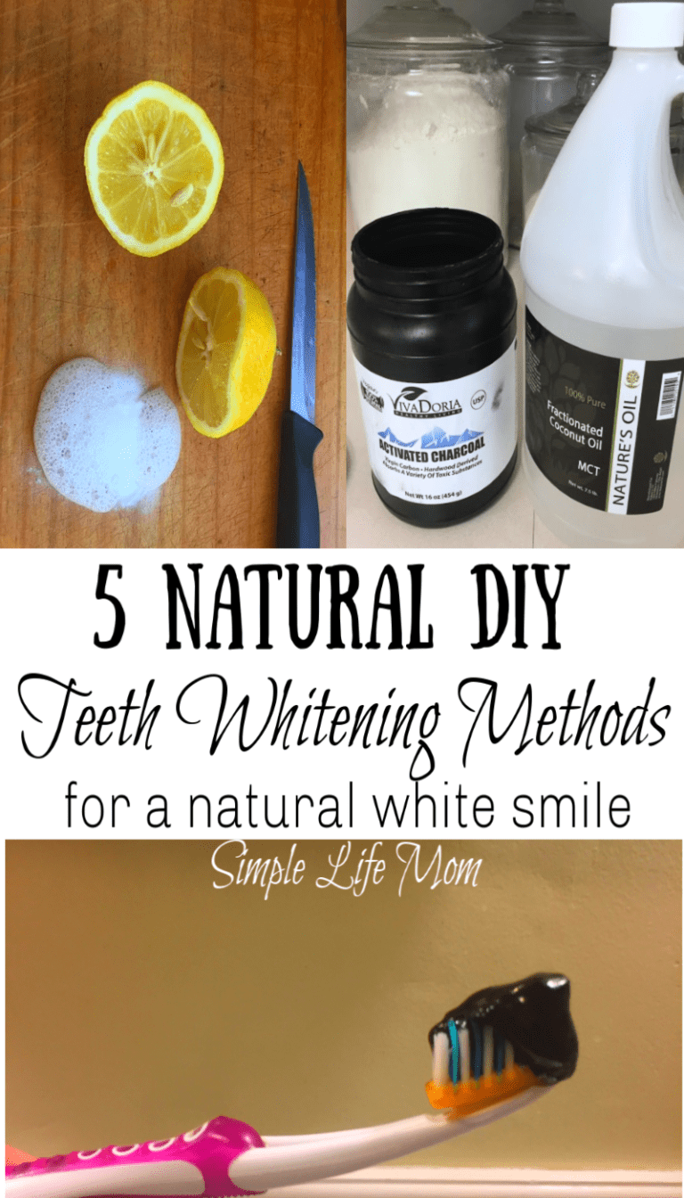 5 DIY Teeth Whitening Methods for a Natural White Smile - Simple Life Mom