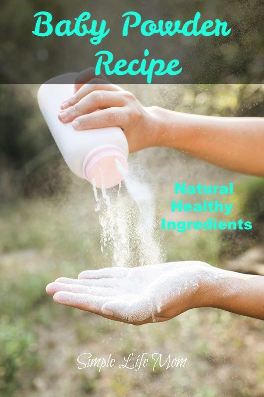 Baby Powder Recipe with Natural Healthy Ingredients - Simple Life Mom