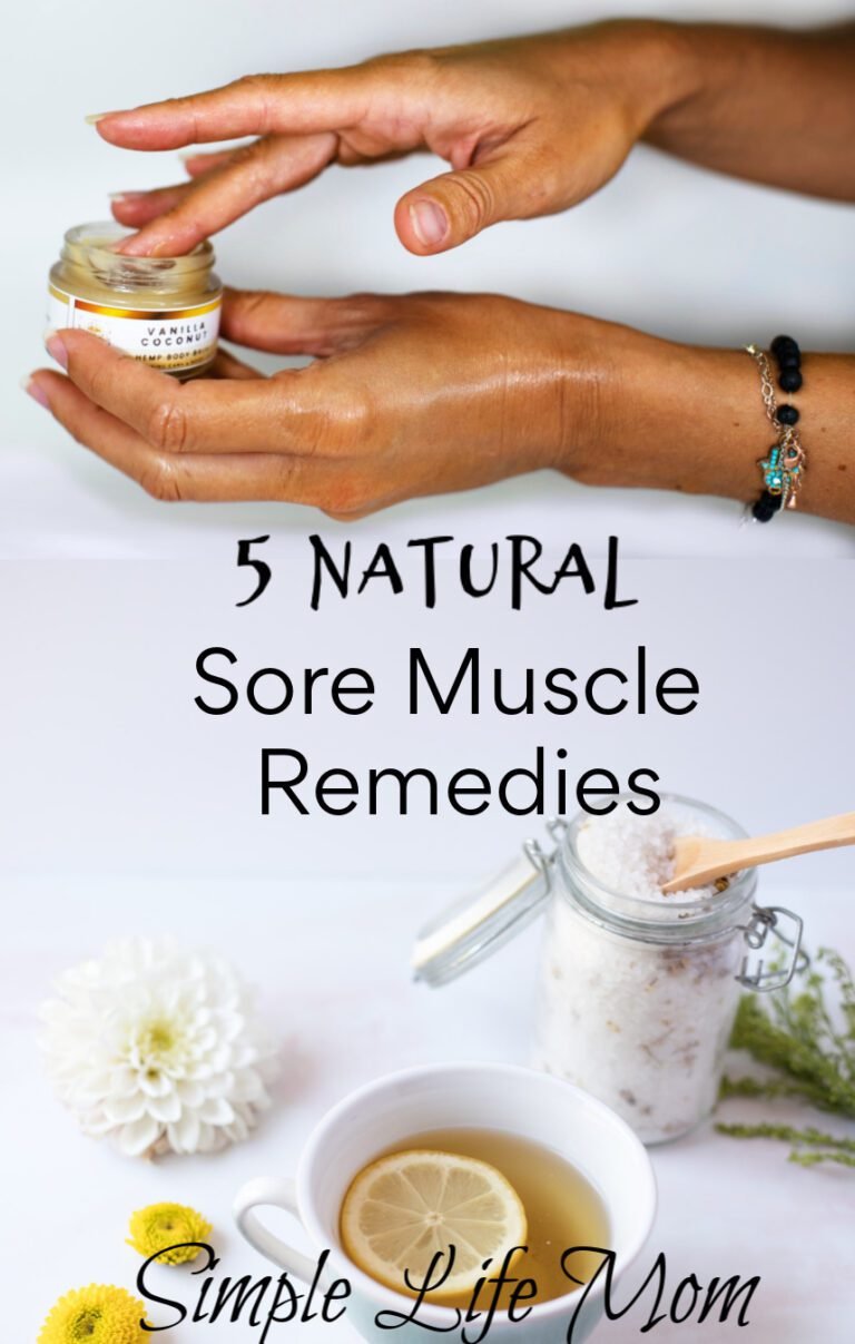 5 Natural Sore Muscle Remedies - Simple Life Mom