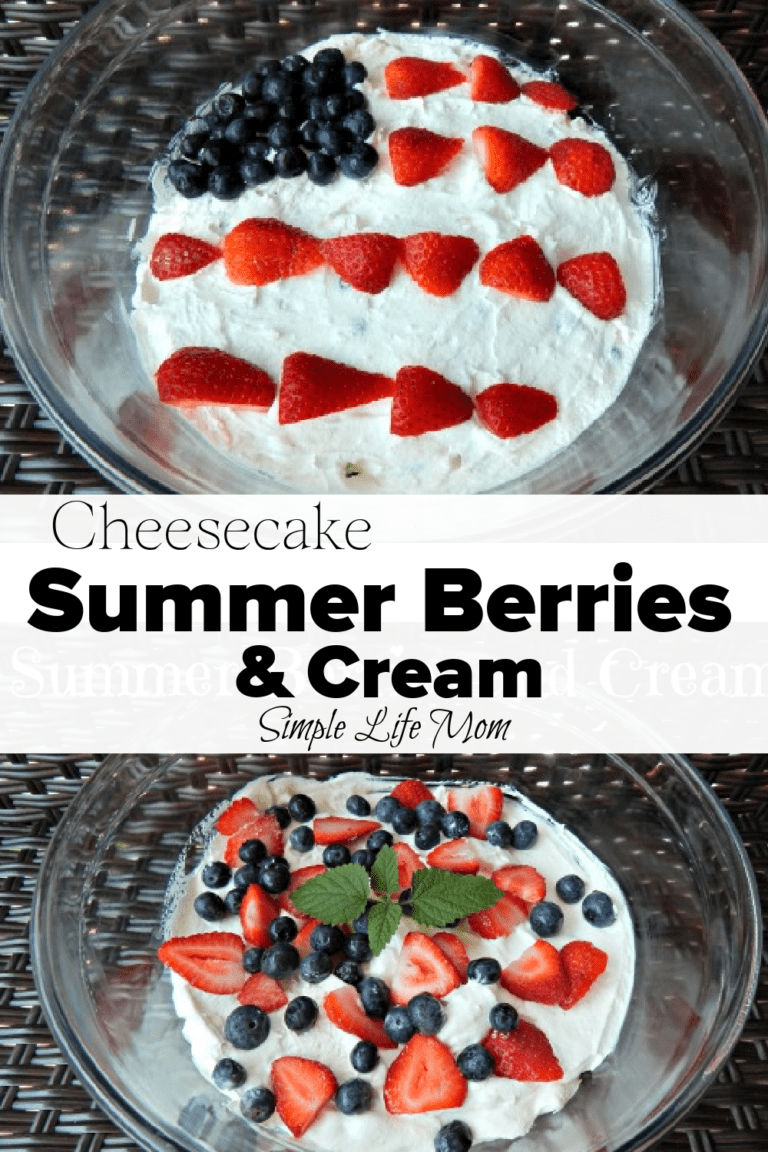 Summer Berries and Cream Dessert - Simple Life Mom