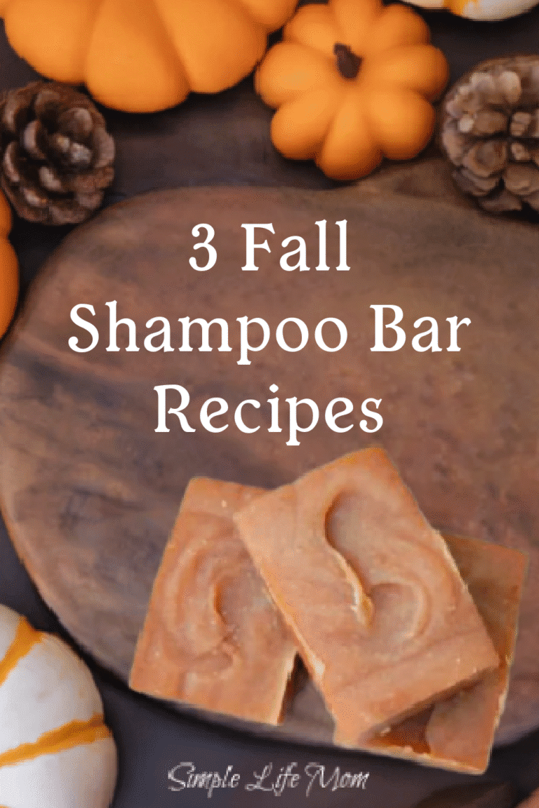 Make 3 Easy Fall Shampoo Bar Recipes - Simple Life Mom